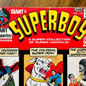 1971 Superboy Giant Issue 174 Bronze Age Comic - Etsy