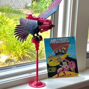 1983 He-man Motu Screech Action Figure With Complete Accessories and ...