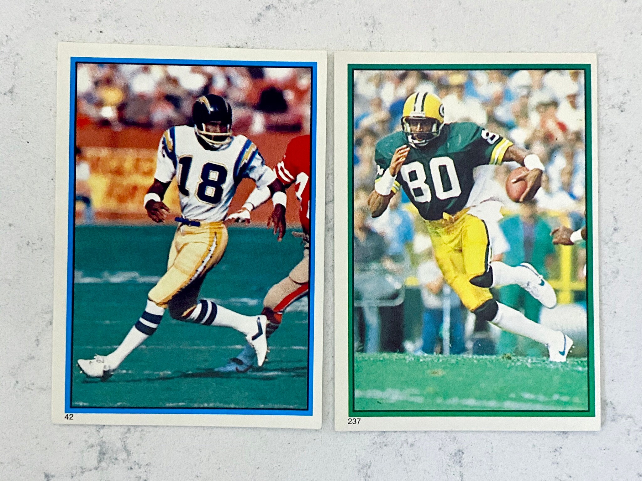 1985 Topps NFL Mini-stickers Lot 11 Warren Moon RC Dan - Etsy