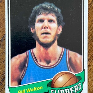 1979 Bill Walton Topps Basketball Card 45 Sharp Corners No - Etsy