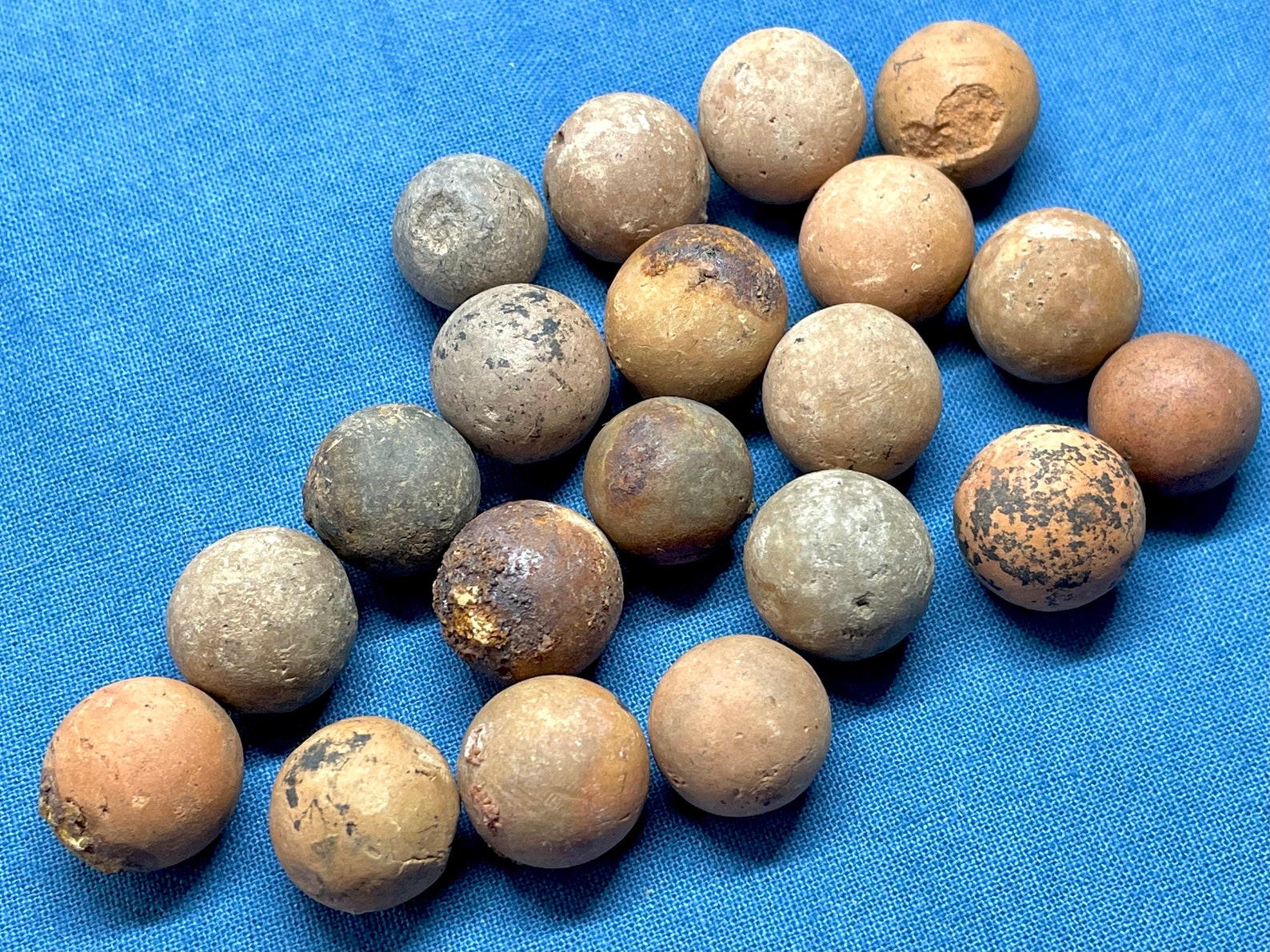 Late 1800s-early 1900s Clay Marbles 20 Lot Z - Etsy