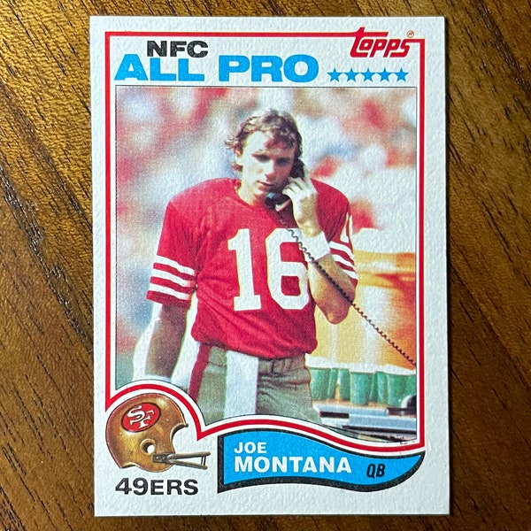 Joe Montana Football Cards - Etsy