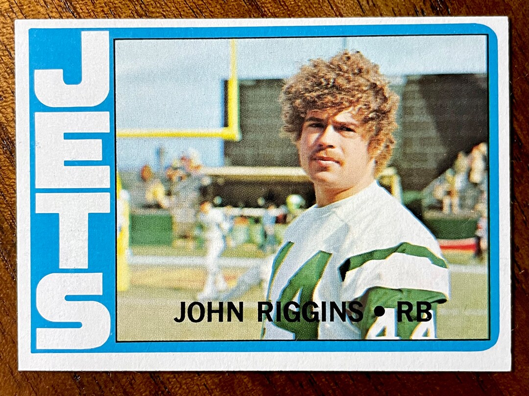 1972 John Riggins RC Topps Football Card #13, Sharp Corners, No Creases ...