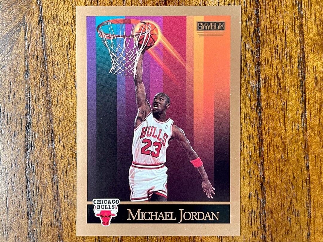 1990 Michael Jordan Skybox Basketball Card #41, Sharp Corners, No ...