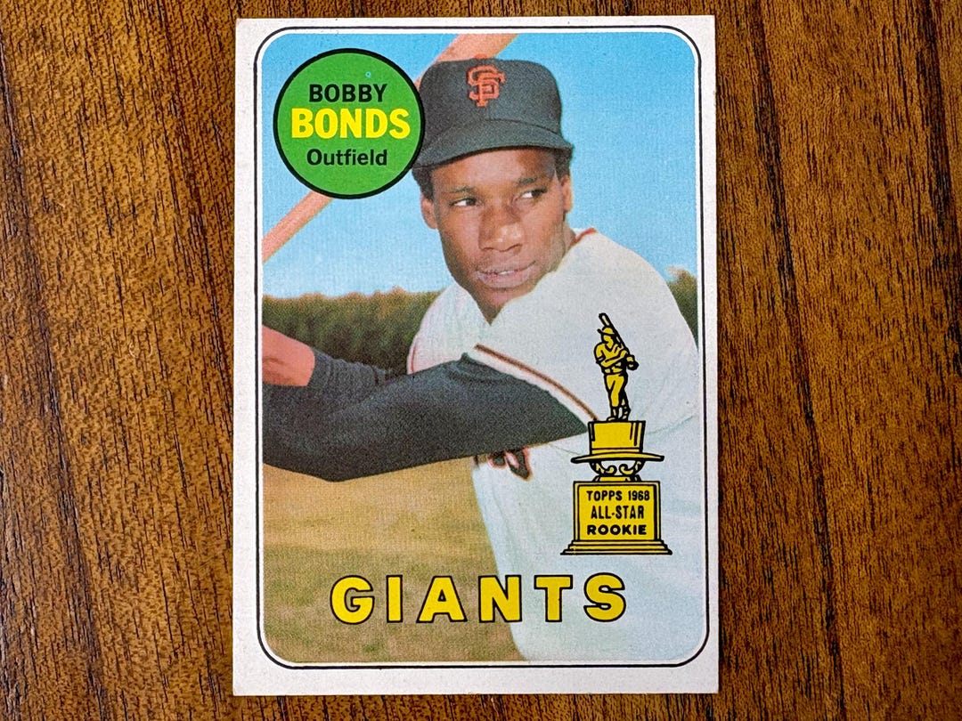 1969 Bobby Bonds RC High Number #630 Topps Baseball Card, No Creases TC ...