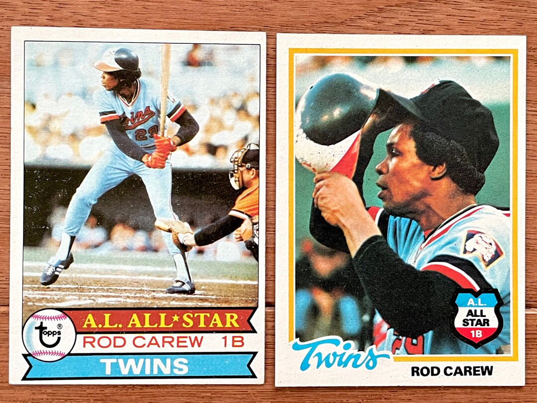 1978 & 1979 Rod Carew Topps Baseball Cards, No Creases - Etsy