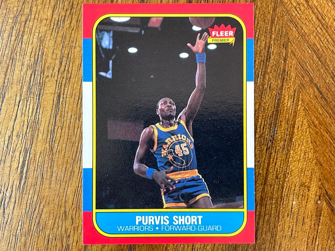 1986 Purvis Short Fleer Basketball Card 100, No Creases - Etsy