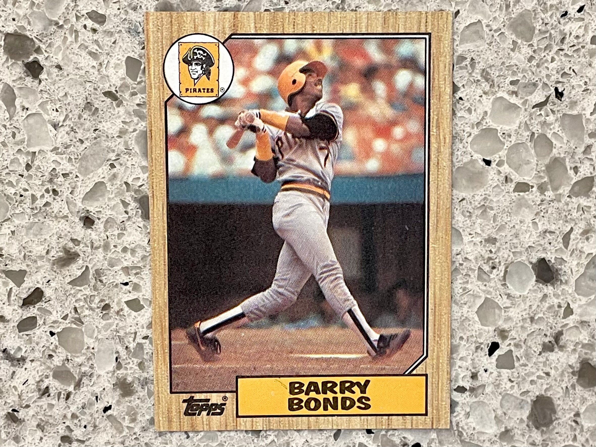 Memorabilia 1987 Barry Bonds Topps rookie card #320 no creases Sports ...