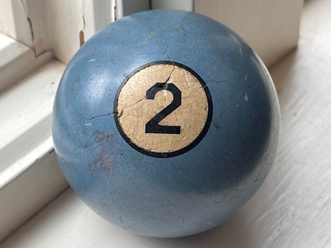 Early 1900’s Clay #2 Billiards Ball in Beautiful Condition - Etsy