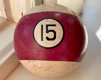 Early 1900s Clay Billiards Ball 10 in Beautiful Condition - Etsy