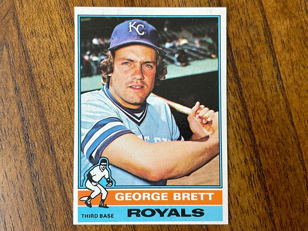 1976 George Brett Topps Baseball Card #19, Sharp Corners, No Creases ...