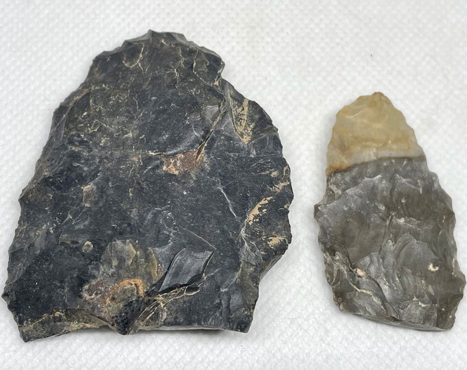 Antique Authentic Flint Native American Artifacts, Possible Sioux or ...