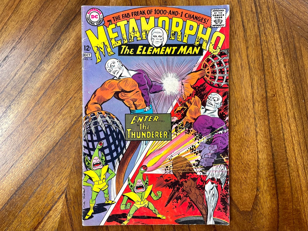 1967 Metamorpho the Element Man Issue #14, Enter the Thunderer, Silver ...