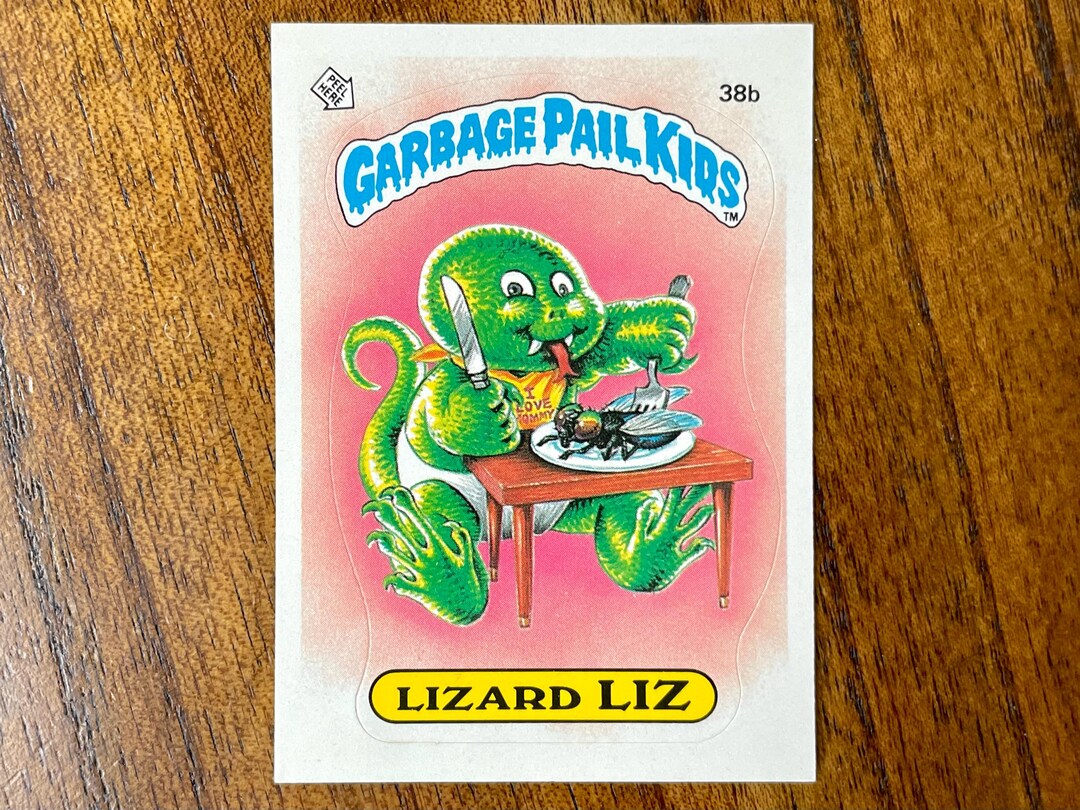 1985 Slimy Sam Garbage Pail Kids Series 1 Card 38b, No Creases or Gum ...