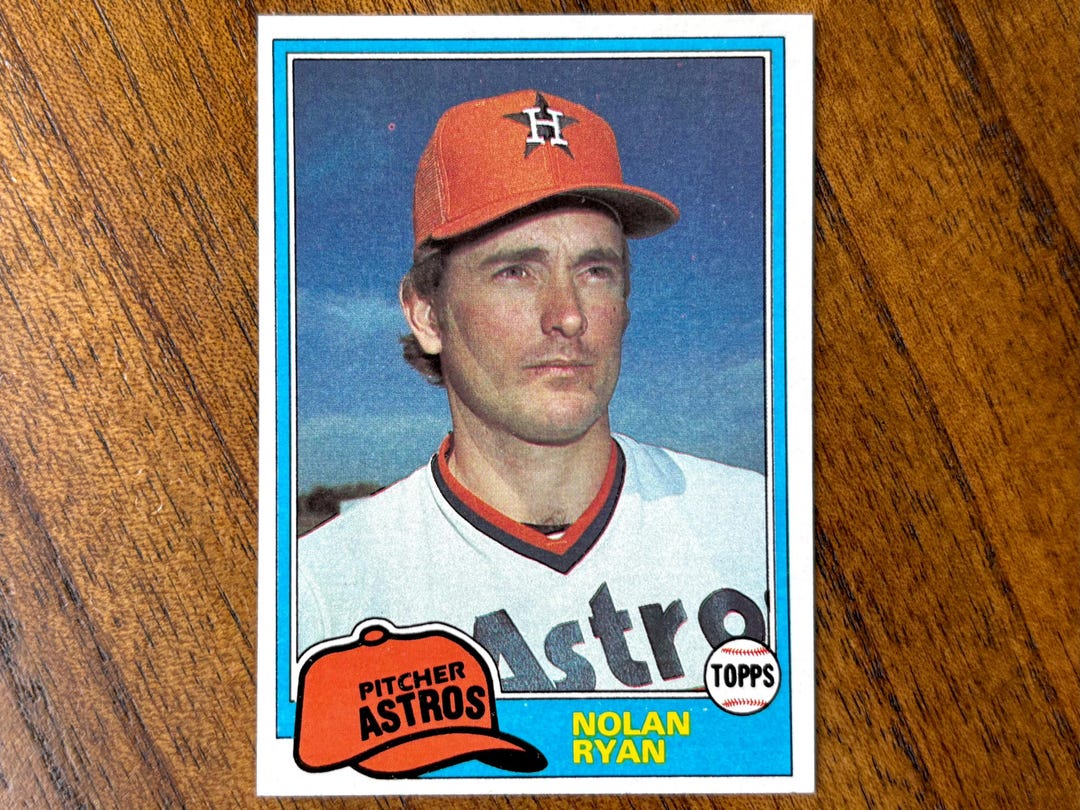 1981 Nolan Ryan Topps Baseball Card #240, Sharp Corners, No Creases C2 ...