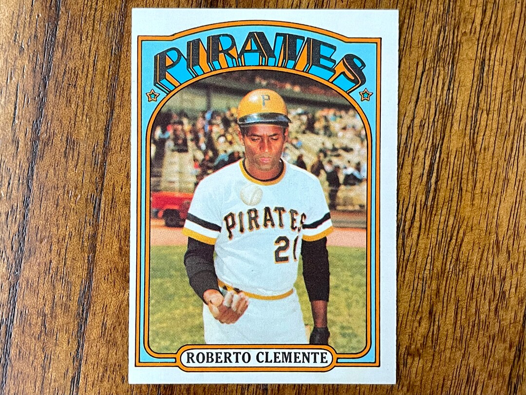 1972 Roberto Clemente Topps Baseball Cards #309, Sharp Corners, No ...