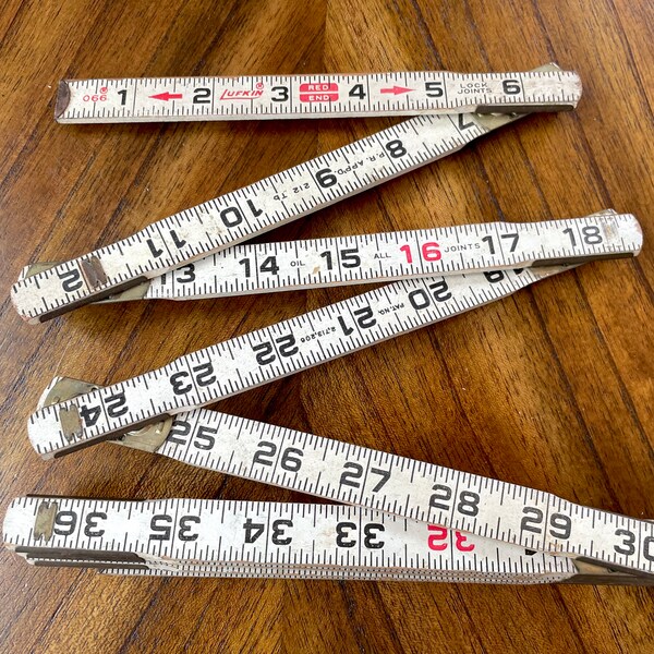 Folding Wood Ruler - Etsy