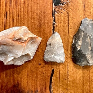 Antique Authentic Flint Native American Artifacts, Possible Sioux or ...