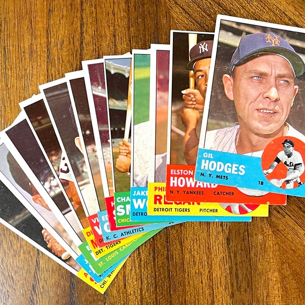 1963 Baseball Card - Etsy