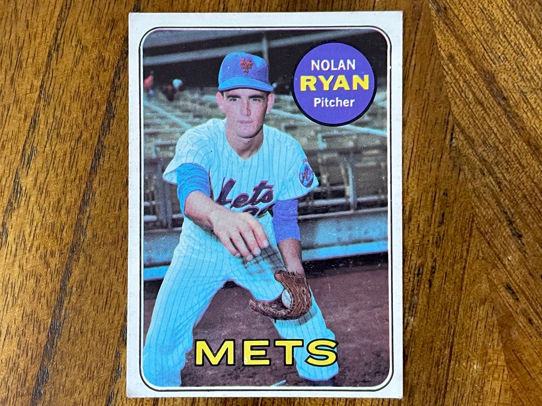 1969 Nolan Ryan #533 Topps Baseball Card, No Creases, Second Year - Etsy