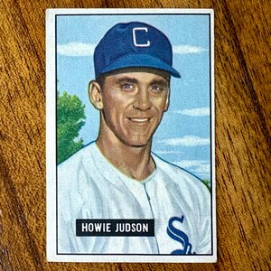 1951 Howie Judson Bowman Baseball Card #123, No Creases TC - Etsy