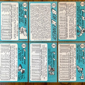 1965 Topps Baseball Cards Short Print, Commons and High Numbers Lot (20 ...