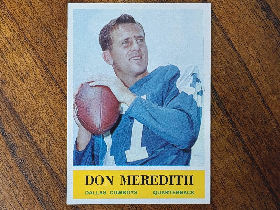 1964 Don Meredith Philadelphia Football Card #51, Sharp Corners, No ...