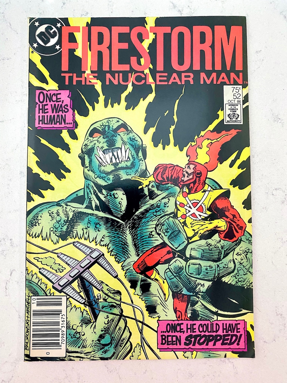 1986 Firestorm the Nuclear Man Issue #52, Crisp, Clean Edges and Pages ...
