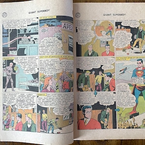 1969 Superboy Giant 156 20th Anniversary Issue, Silver Age Comic - Etsy