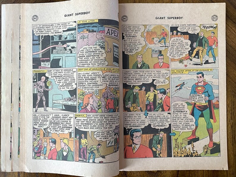 1969 Superboy Giant #156 20th Anniversary Issue, Silver Age Comic - Etsy