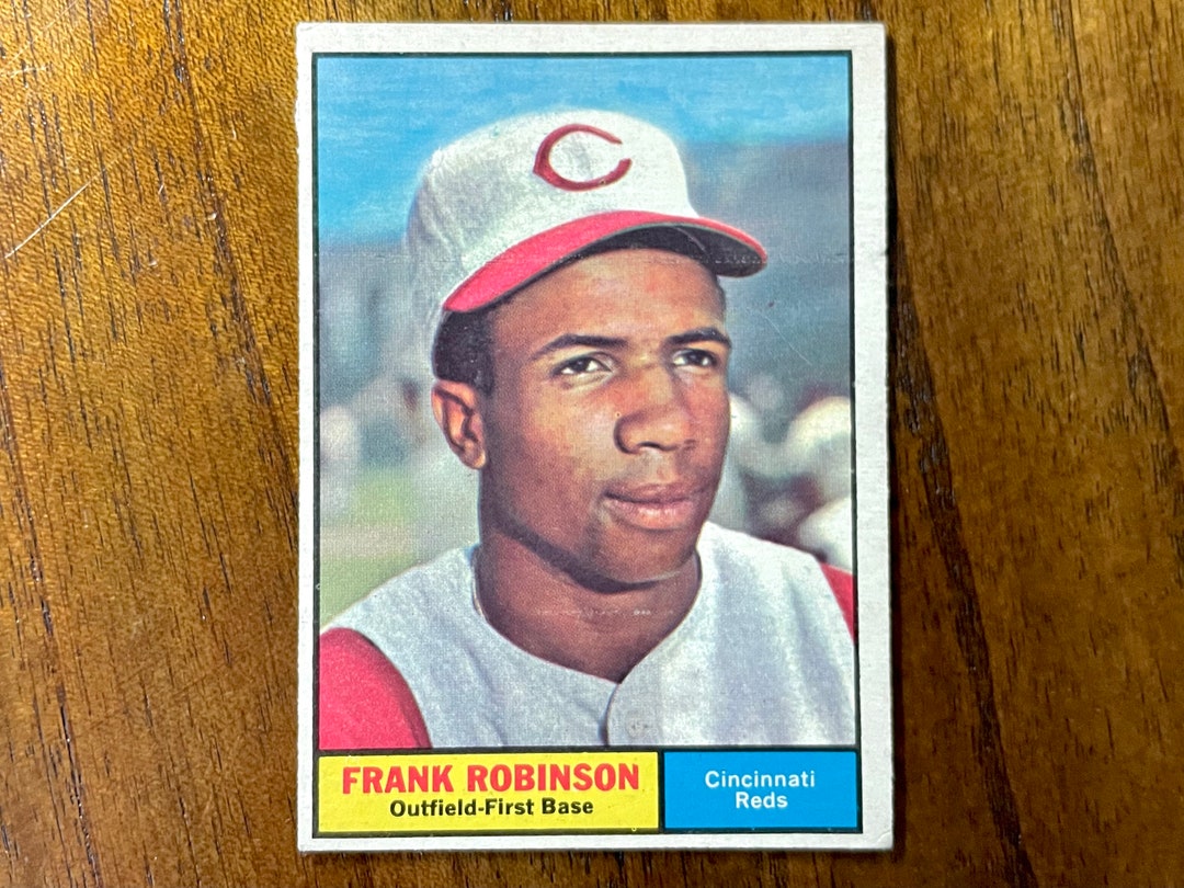 1961 Frank Robinson Topps Baseball Card 360, No Creases - Etsy