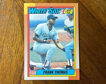 1990 Topps Frank Thomas RC Rookie Baseball Card - Etsy