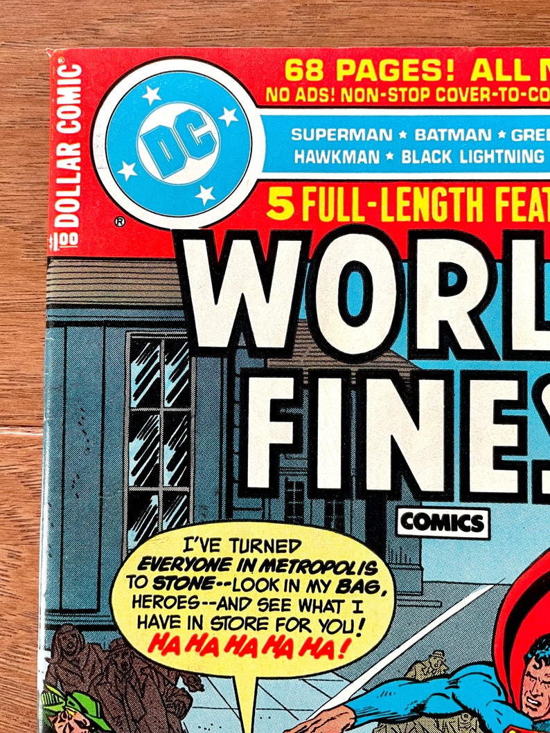 1979 Worlds Finest Issue 257 68 Page Jumbo Issue Superman - Etsy