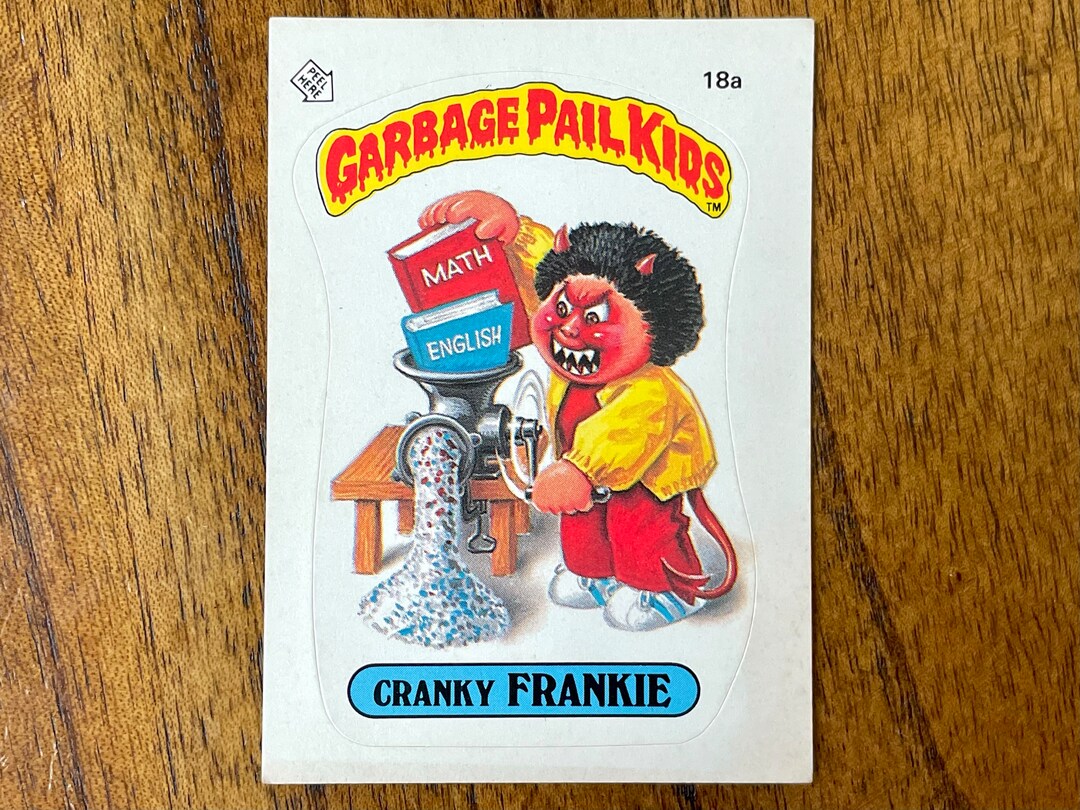1985 2** Star Cranky Frankie Garbage Pail Kids Series 1 Card #18a, Two ...