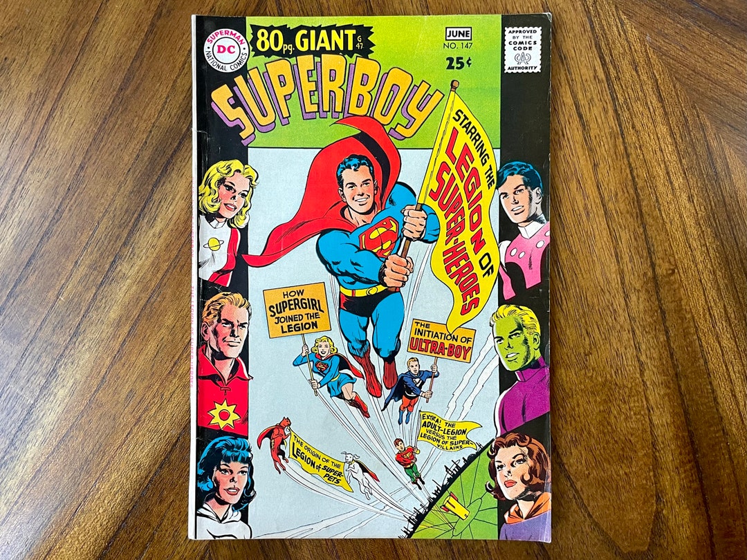 1968 Superboy Giant Issue 147 Starring the Legion of Superheroes ...