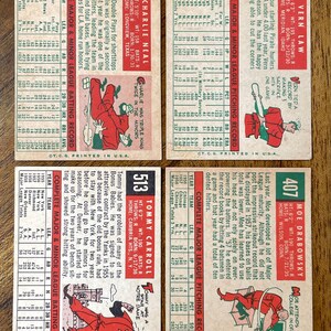 1959 Topps Lot (20) Baseball Cards, Charley Neal, Vern Law, High Number ...