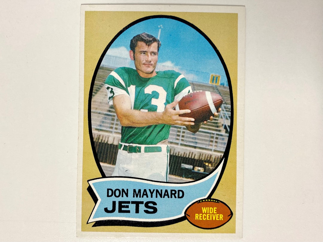 1970 Don Maynard Topps Football Card #254, No Creases - Etsy
