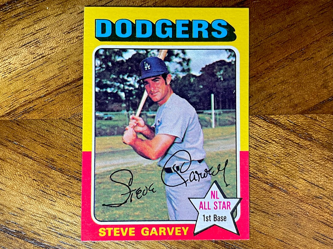 1975 Steve Garvey Topps Baseball Card #140, Sharp Corners, No Creases ...