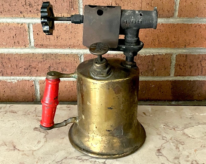 Vintage Turner Brass Works Blowtorch, Hand Held Blow Torch, Vintage ...