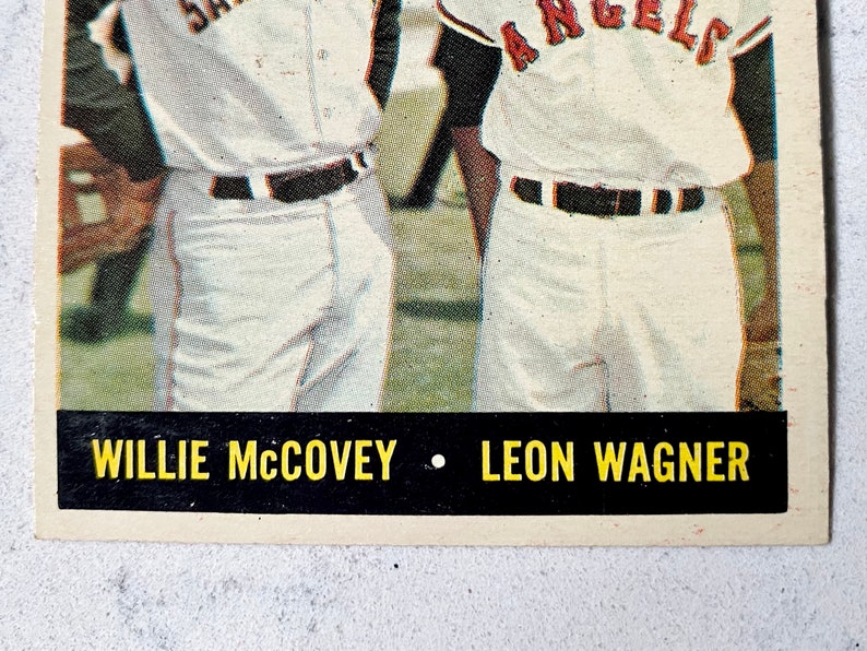 1964 Topps Willie Mccovey & Leon Wagner Friendly Foes Baseball - Etsy