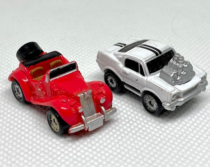 1980’s Micro Machines 1954 MG TF Roadster & 1965 Ford Mustang Hot Rod ...