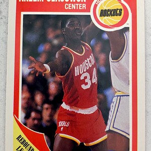 1989-1990 Fleer Basketball HOF Stars Lot (6), Akeem Olajuwon, Charles ...