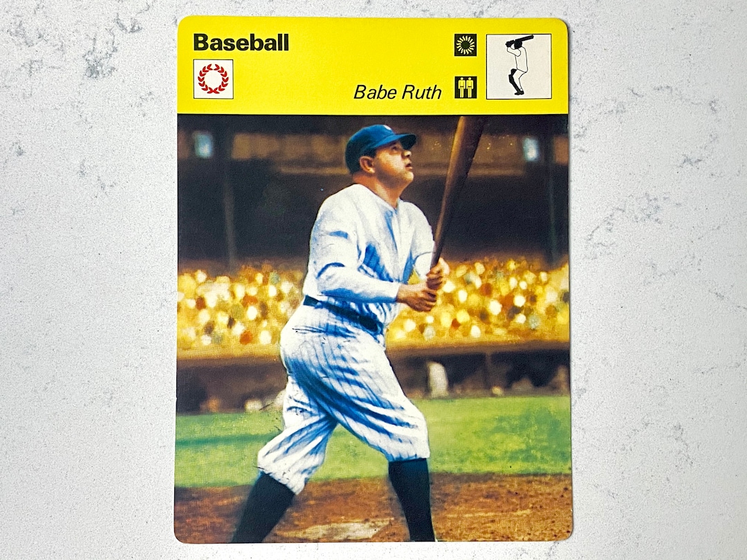 1977 Sportscaster Babe Ruth Card in Great Condition - Etsy