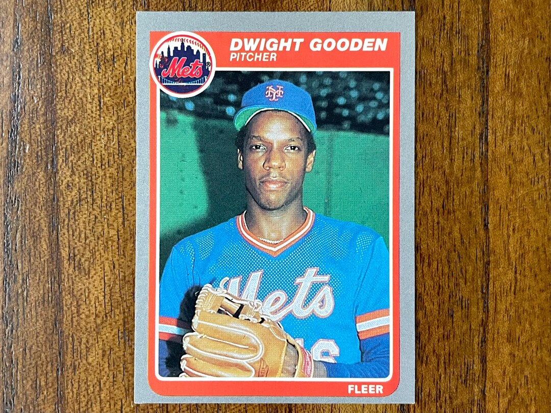 1985 Fleer Dwight Gooden RC #82, No Creases - Etsy