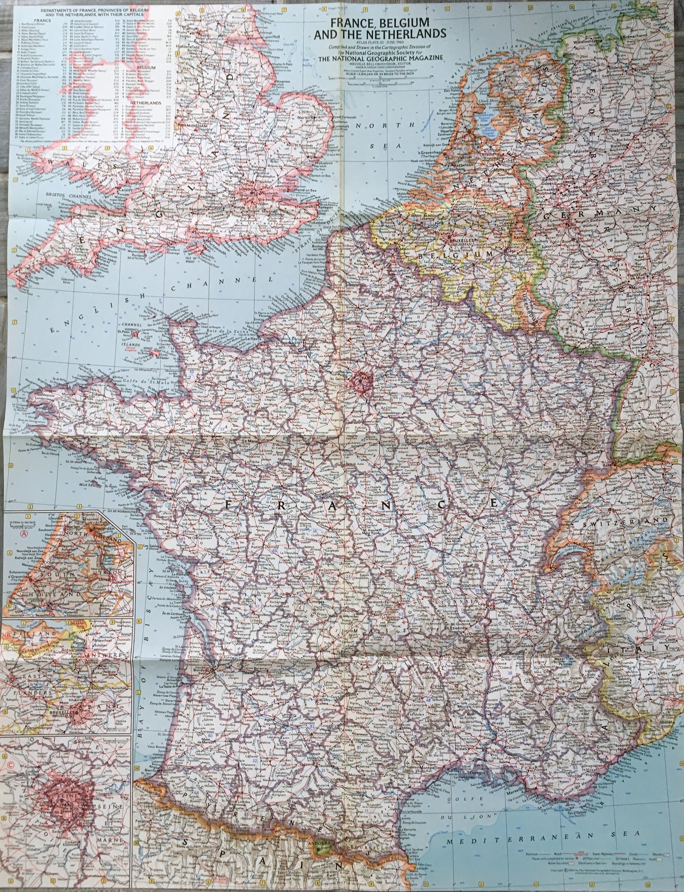 National Geographic Map Of France