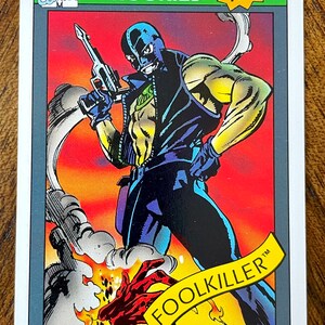 1990 Deathlok, Ghost Rider, Nomad & Foolkiller Rc’s, Marvel Impel ...