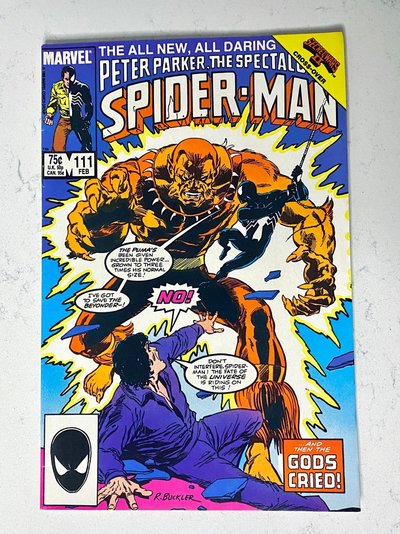 1985 Peter Parker The Spectacular Spider-man 111 In Perfect | Etsy