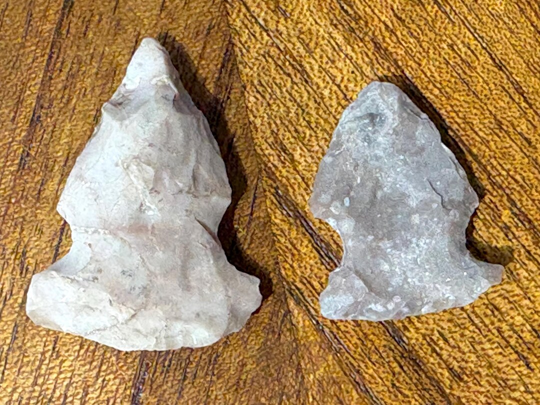 Beautiful Antique Authentic Flint Native American Artifacts (2 ...