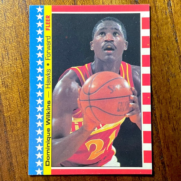 Dominique Wilkins Card - Etsy