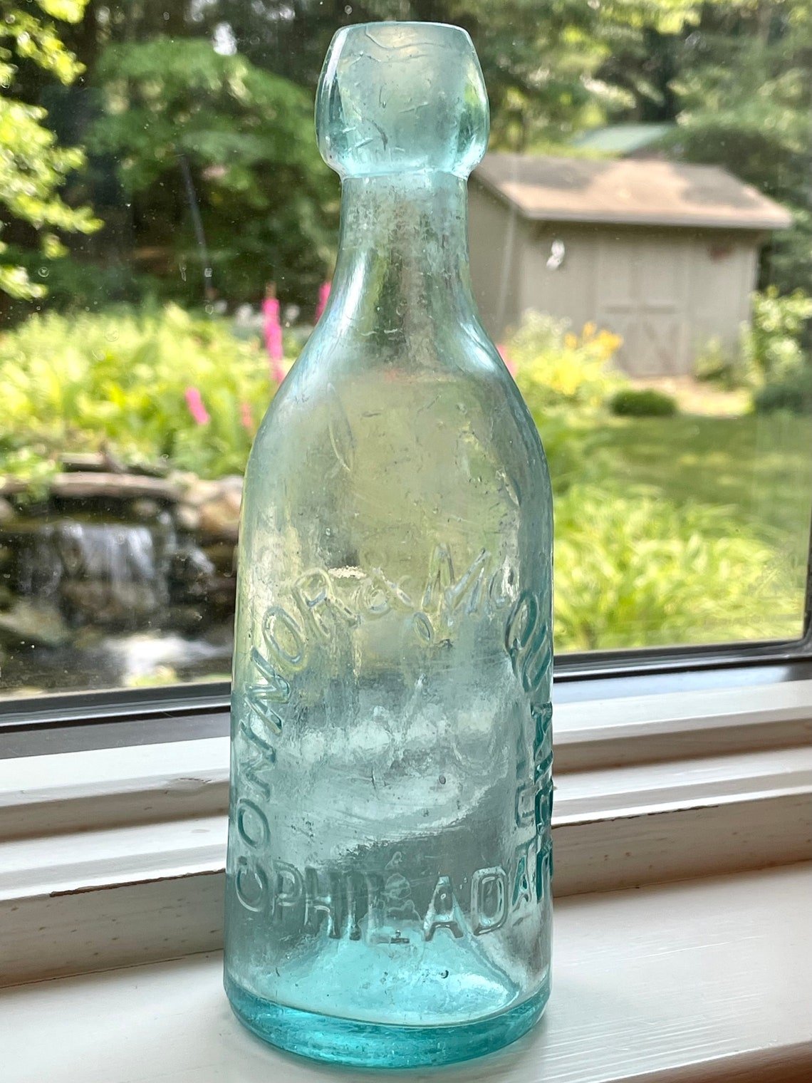 1800s Connor & Mcquaide Blob Top Soda Bottle, Philadelphia, PA, No ...